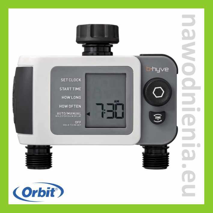 Sterownik bateryjny Orbit Buddy dwusekcyjny (B-Hyve) z możliwością ...
