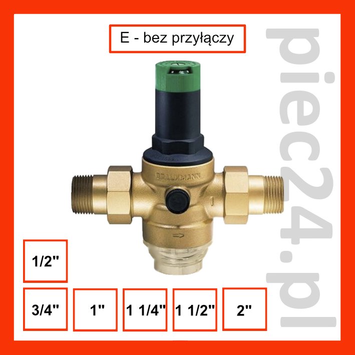 Honeywell Resideo Braukmann D06F Regulator ciśnienia - wersja ...