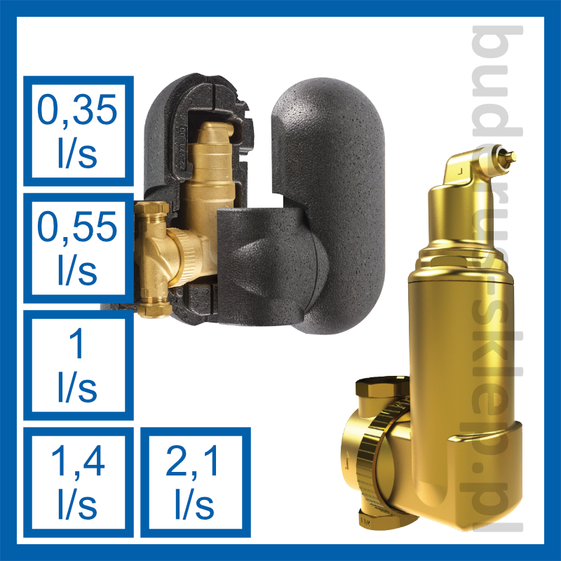 Buderus Logafix separator powietrza z izolacją - Buderus Warszawa