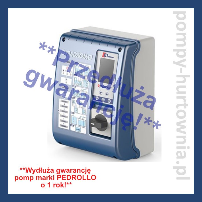 Szafa sterownicza Pedrollo E1 / E2 - Pompy Hurtownia